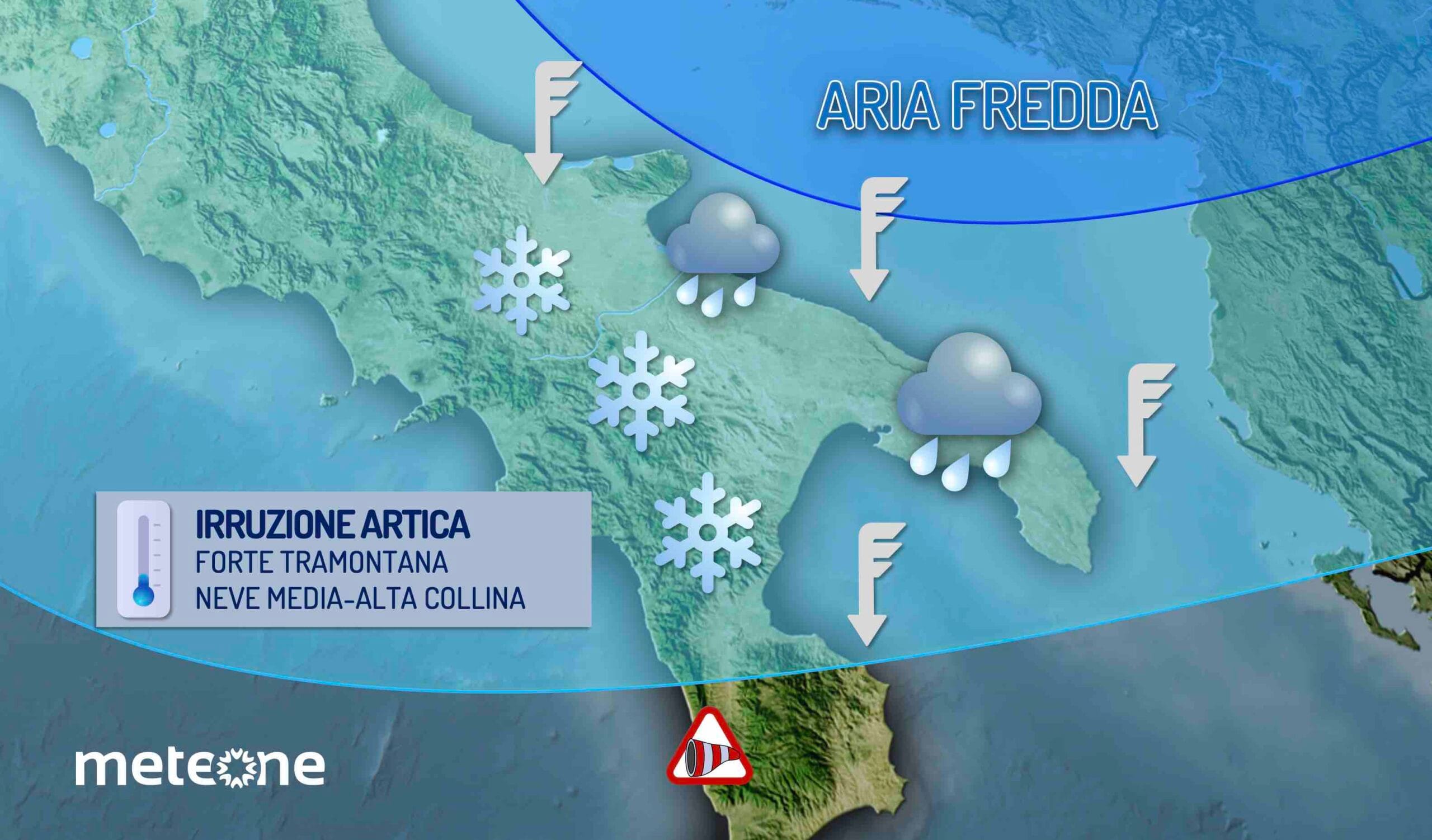 Meteo weekend: sabato freddo, piogge e neve. Migliora già domenica
